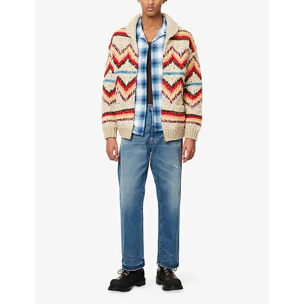 Visvim Cowichan Hand-knit Wool Cardigan