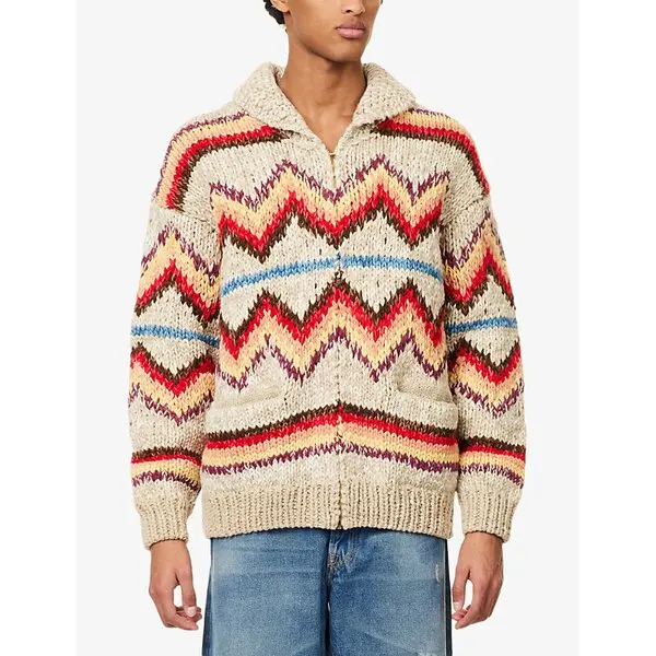 Visvim Cowichan Hand-knit Wool Cardigan
