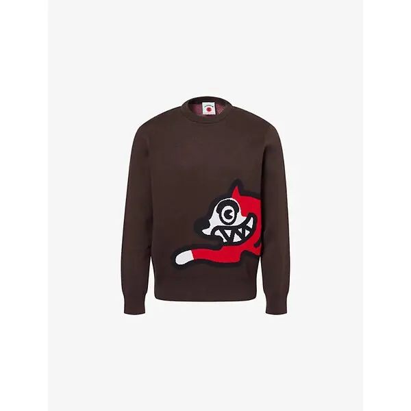 ICECREAM Running Dog Cotton-knit Jumper