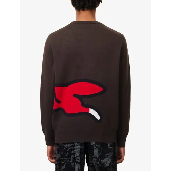 ICECREAM Running Dog Cotton-knit Jumper