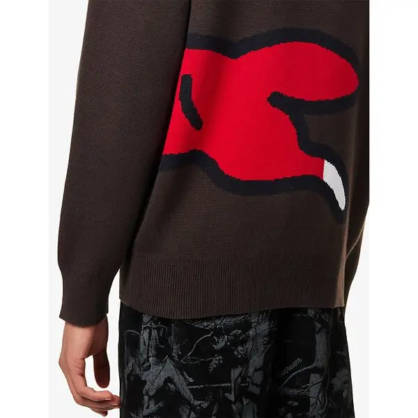 ICECREAM Running Dog Cotton-knit Jumper