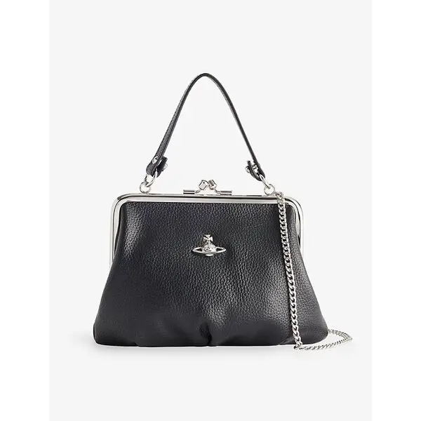 VIVIENNE WESTWOOD Granny Frame Faux-leather Top-handle Bag