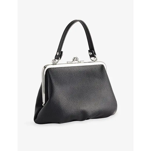 VIVIENNE WESTWOOD Granny Frame Faux-leather Top-handle Bag