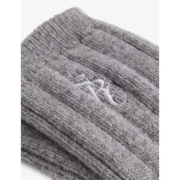 SPORTY & RICH Ribbed Stretch-wool Blend Socks
