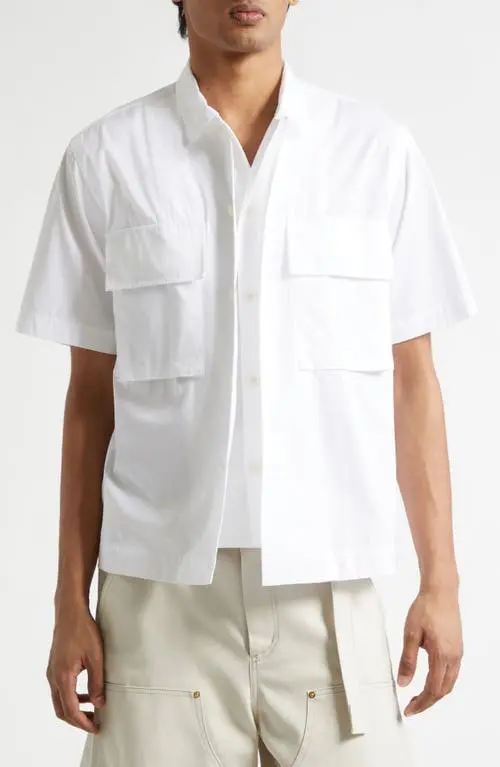 Sacai Poplin Camp Shirt