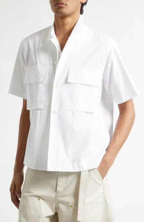 Sacai Poplin Camp Shirt