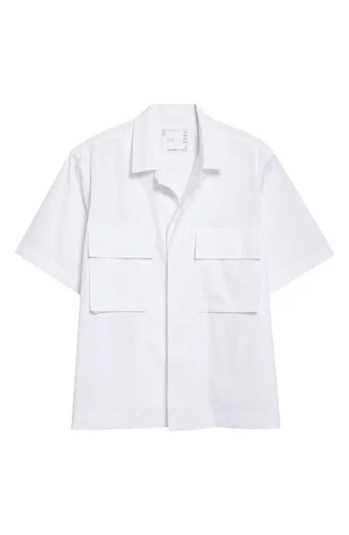Sacai Poplin Camp Shirt