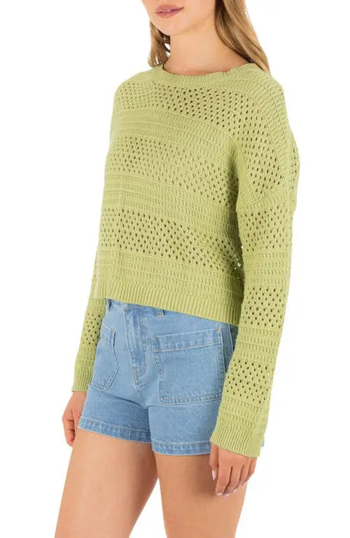 Hurley Simple Times Cotton Sweater - Fern