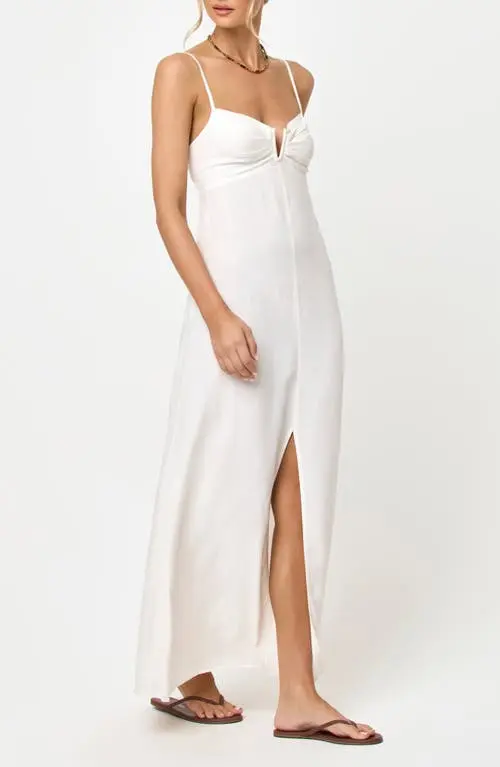 L*Space Chara Maxi Cover-up Dress - Cream