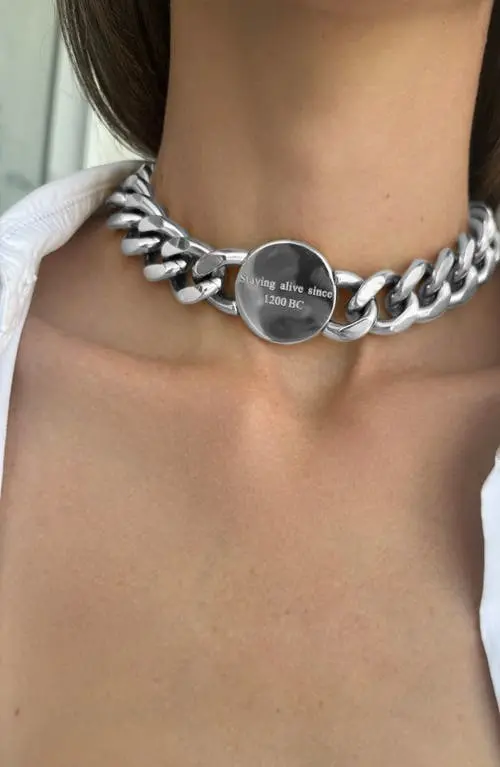 ST. MORAN Star Of David Chain Choker Necklace