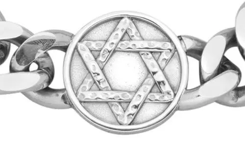 ST. MORAN Star Of David Chain Choker Necklace
