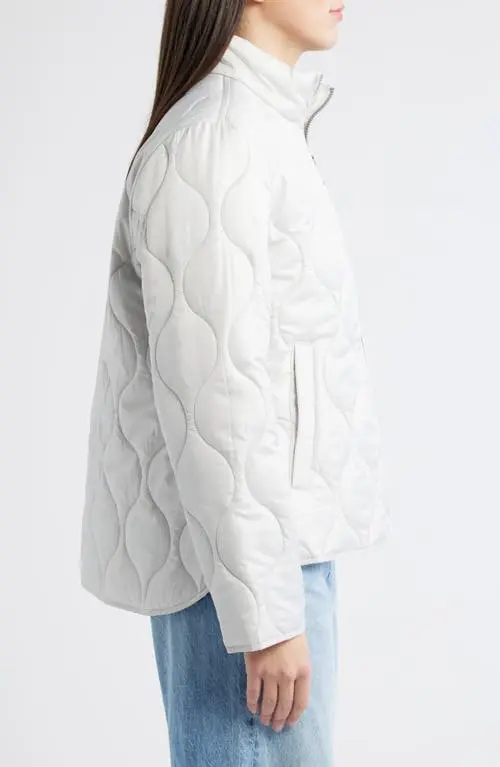 Sam Edelman Quilted Jacket - Pale Grey