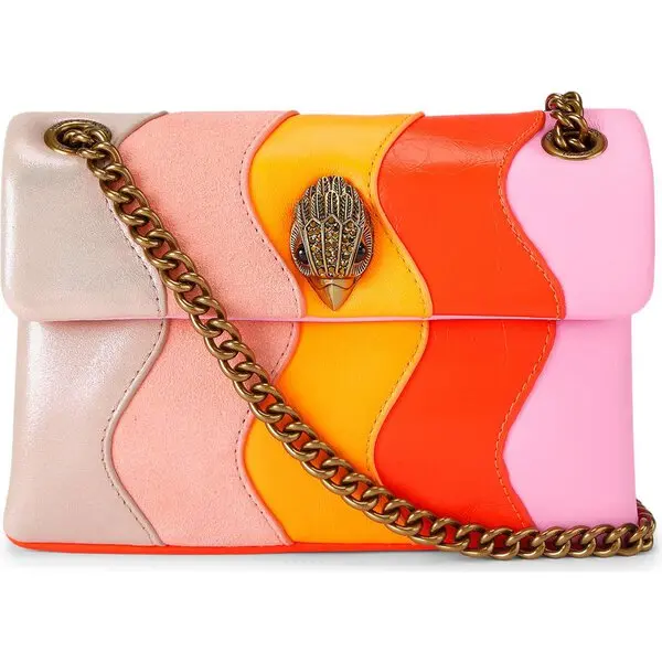 Kurt Geiger Mini Kensington Convertible Leather Crossbody Bag - Pink
