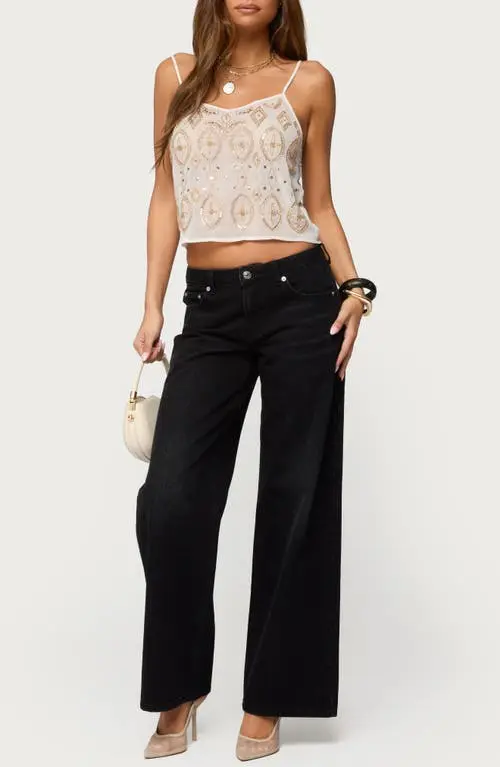 EDIKTED Kaleesy Beaded Camisole