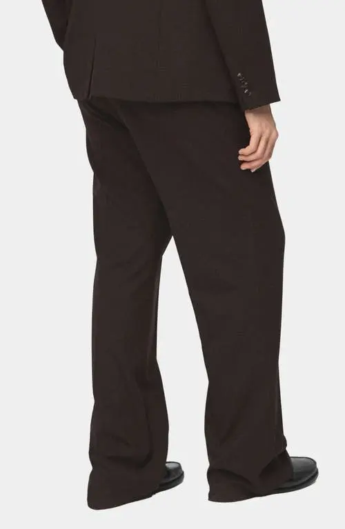 Mango Straight-leg Trousers - Chocolate