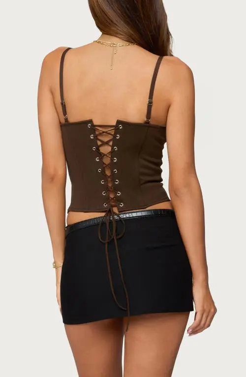 EDIKTED Estrella Crop Corset Top