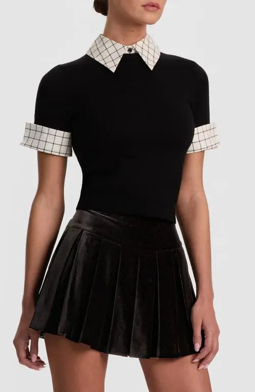 Alice + Olivia Aster Layered Look Polo