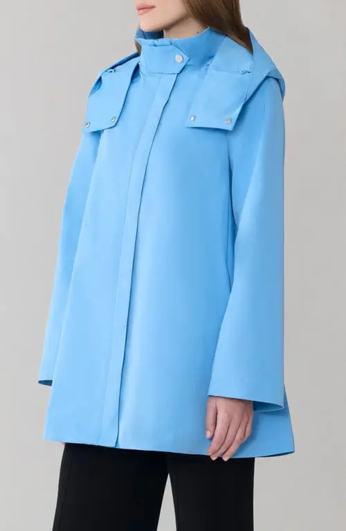 Soia & Kyo Nalani Waterproof Swing Coat - Poolside Blue