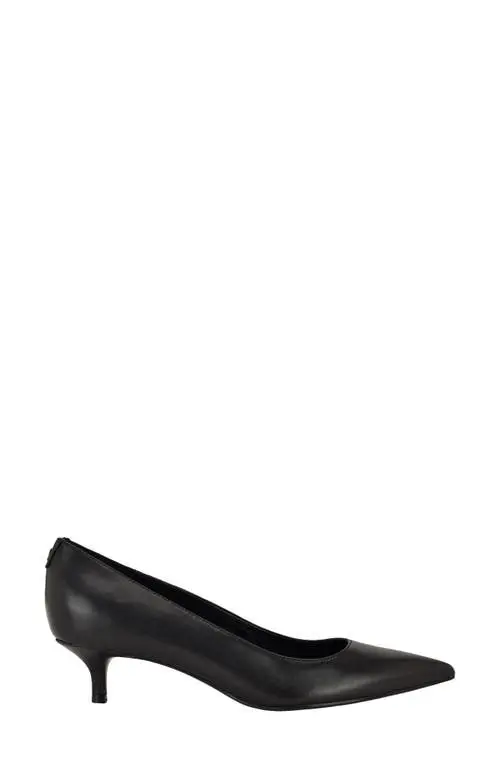 Calvin Klein Roxanna Pointed Toe Kitten Heel Pumps