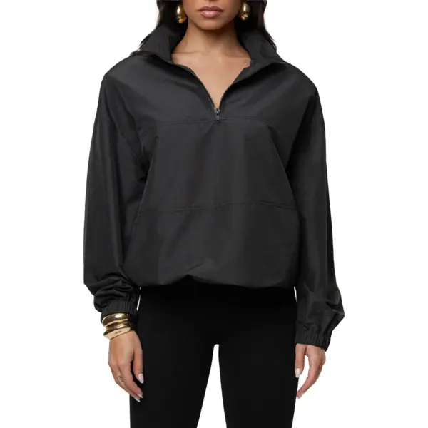 JLUXLABEL Oversized Funnel Jacket - Black