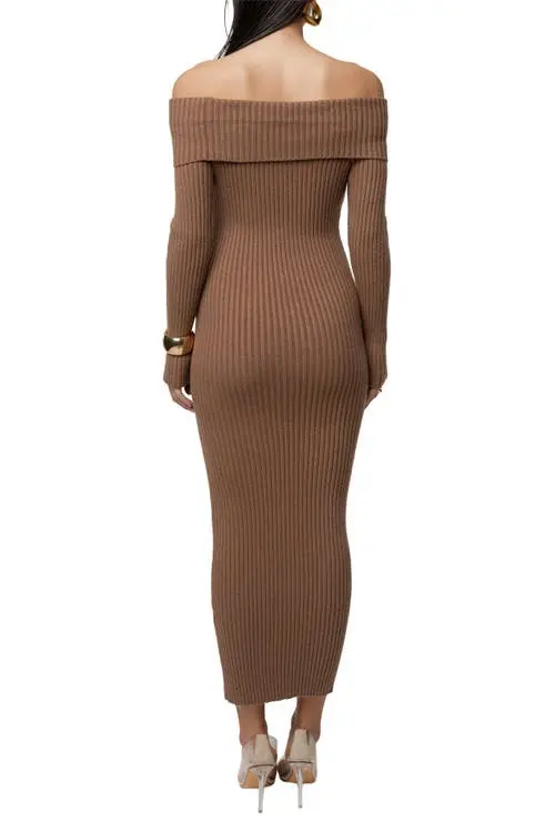 JLUXLABEL Kira Ribbed Midi Dress