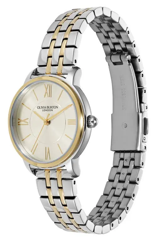 OLIVIA BURTON Westbourne Two-tone Bracelet Watch - Silver & Gold