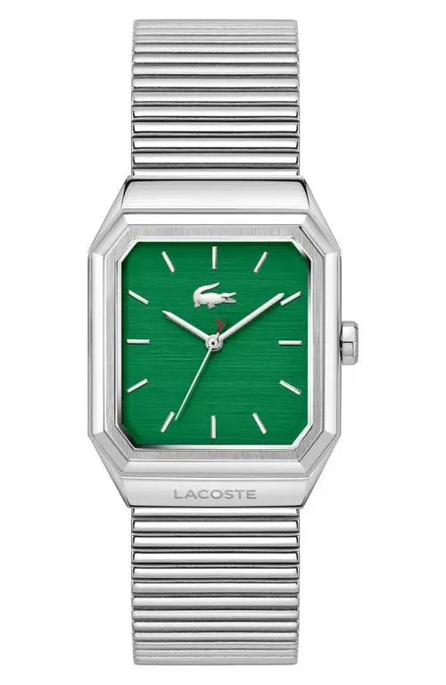 Lacoste Rene Bracelet Watch - Silver/green