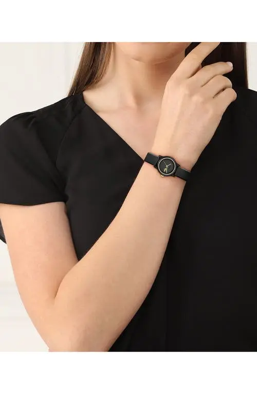 Lacoste L.12.12 Mini Swift Silicone Strap Watch - Black