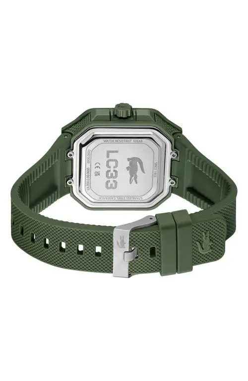 Lacoste Ana-digi Silicone Strap Watch