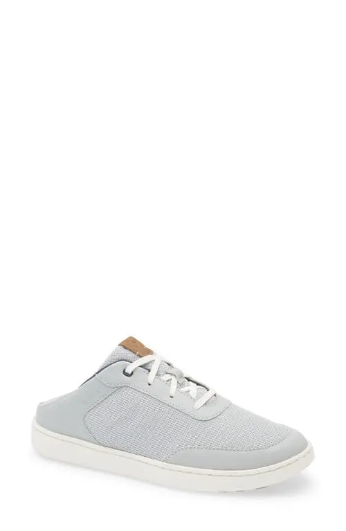 Olukai Kiahuna Sneaker - Cloud Grey/tan