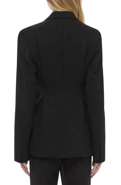 Helmut Lang Cutaway Wool Blazer