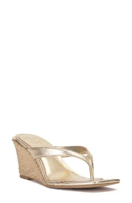 Vince Camuto Cianna Wedge Sandal - Egyptian Gol