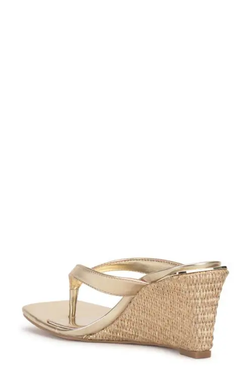 Vince Camuto Cianna Wedge Sandal - Egyptian Gol