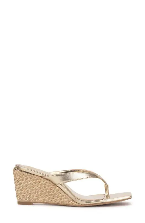 Vince Camuto Cianna Wedge Sandal - Egyptian Gol