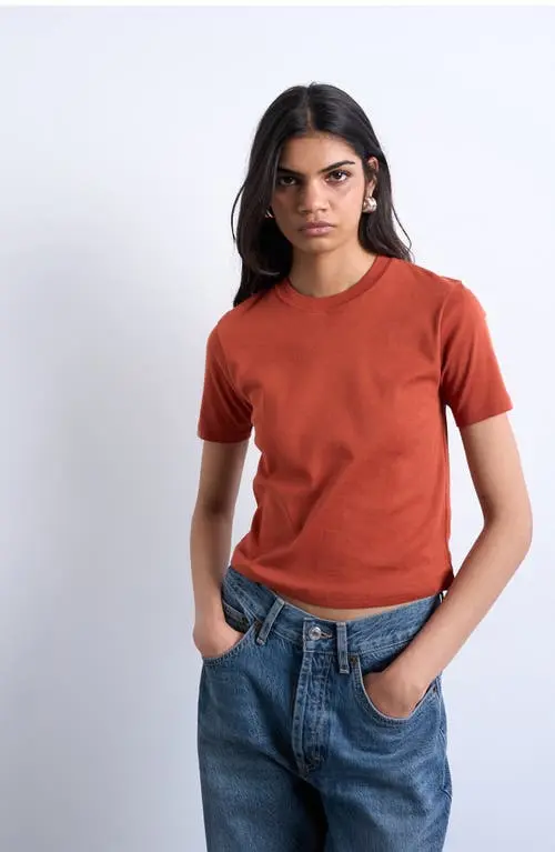 Topshop Everyday Shrunken Cotton T-shirt