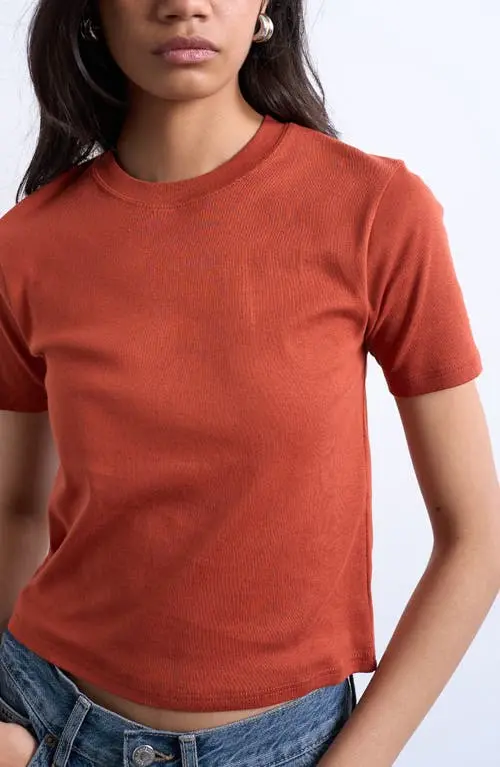 Topshop Everyday Shrunken Cotton T-shirt