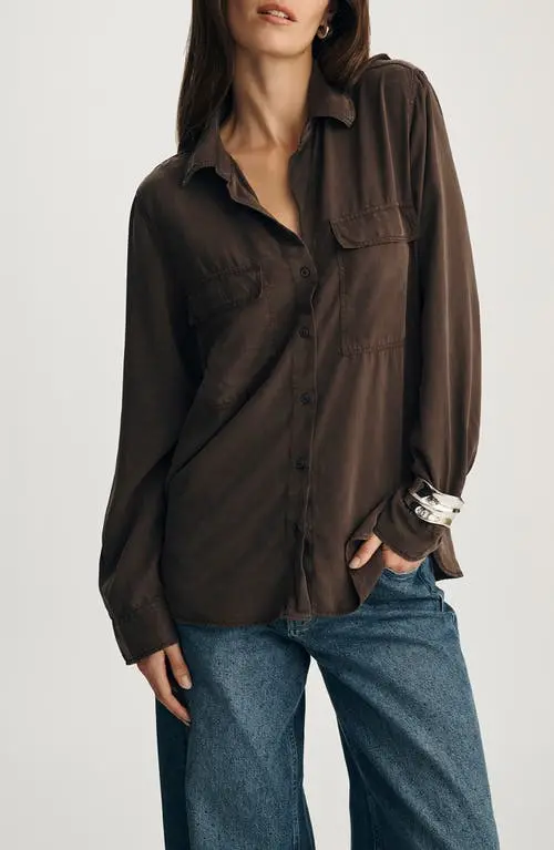 MAVI Luxe Touch Relaxed Fit Button-up Shirt
