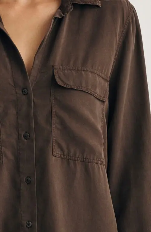 MAVI Luxe Touch Relaxed Fit Button-up Shirt