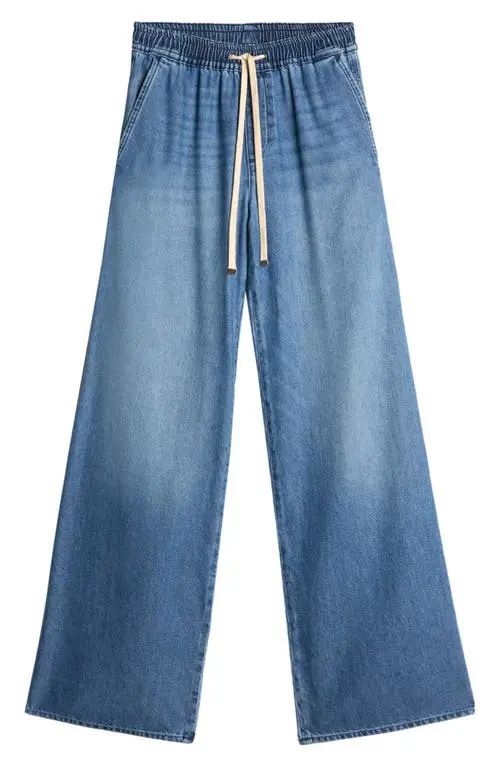 7 For All Mankind Pull-on High-waist Wide-leg Jeans - Hilo