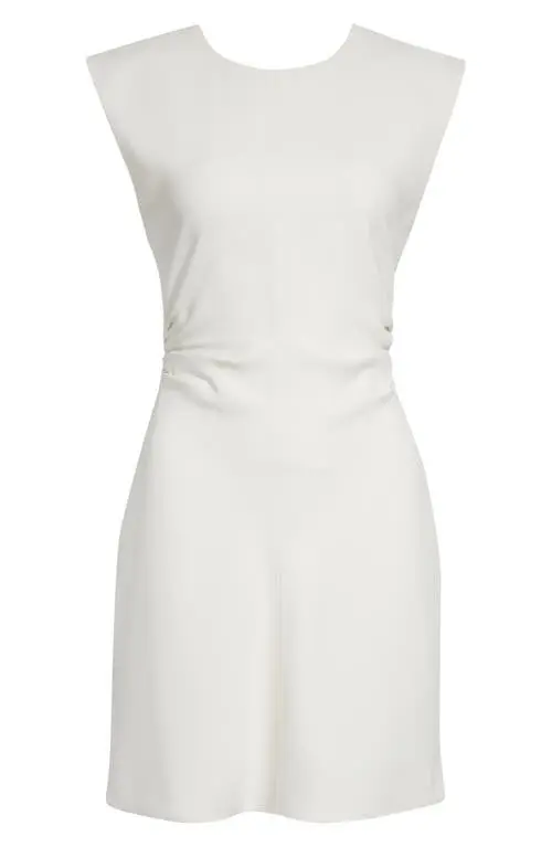 Veronica Beard Imara Ruched Mini Dress - Dove
