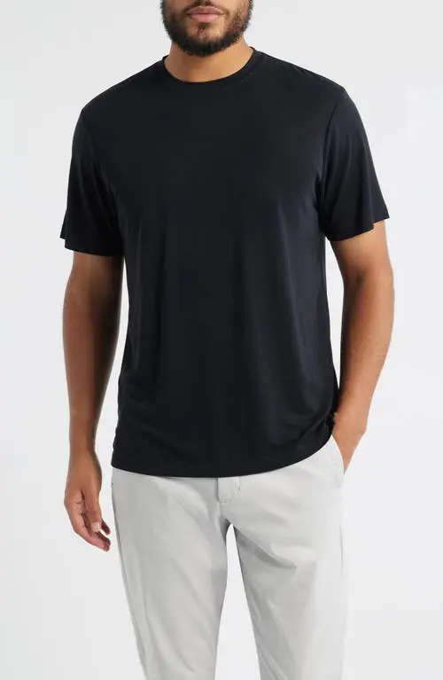 Johnnie-o The Tee Modal Blend Crewneck T-shirt - Black