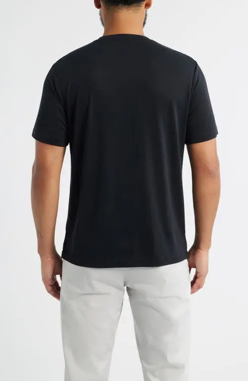 Johnnie-o The Tee Modal Blend Crewneck T-shirt - Black