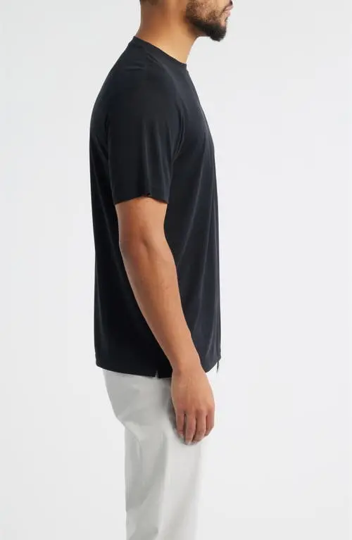 Johnnie-o The Tee Modal Blend Crewneck T-shirt - Black