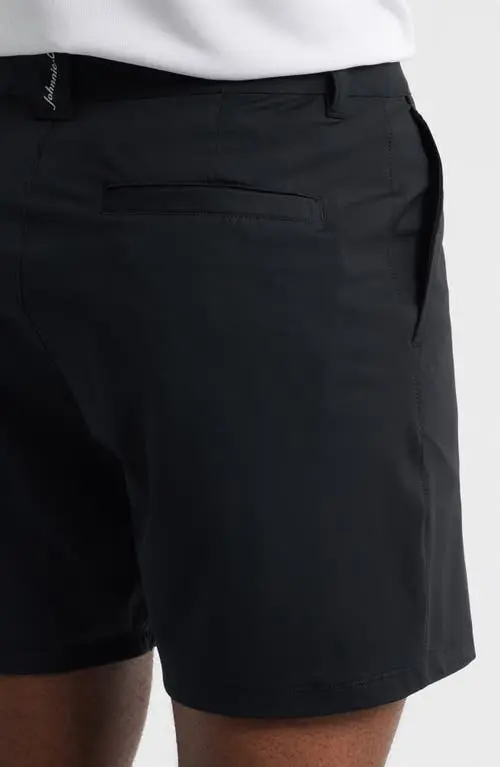 Johnnie-o Fusion Stretch Nylon Chino Shorts - Black