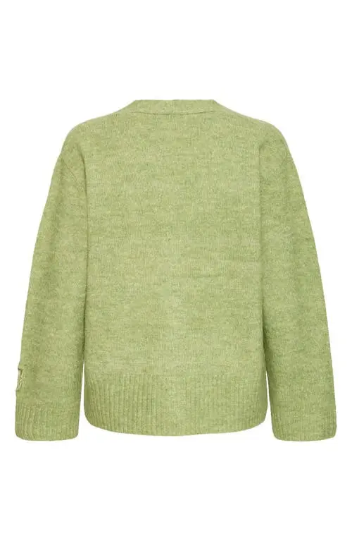 ICHI Ihbaling Button-front Sweater