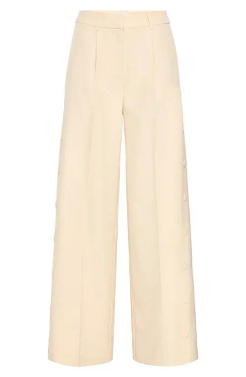 ICHI Wide-leg Pleated Pants