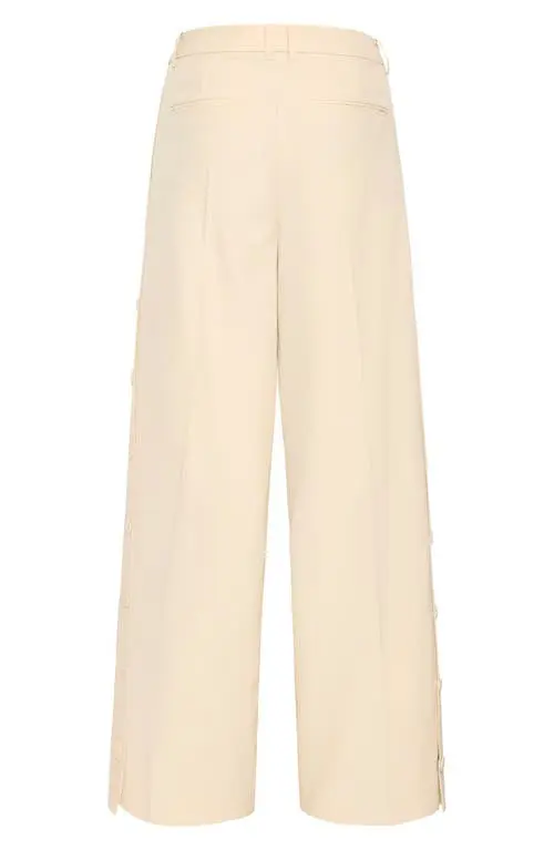 ICHI Wide-leg Pleated Pants