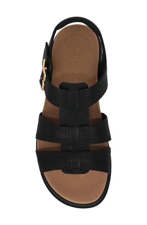 Dr. Scholl'S Platform Fisherman Sandal - Black