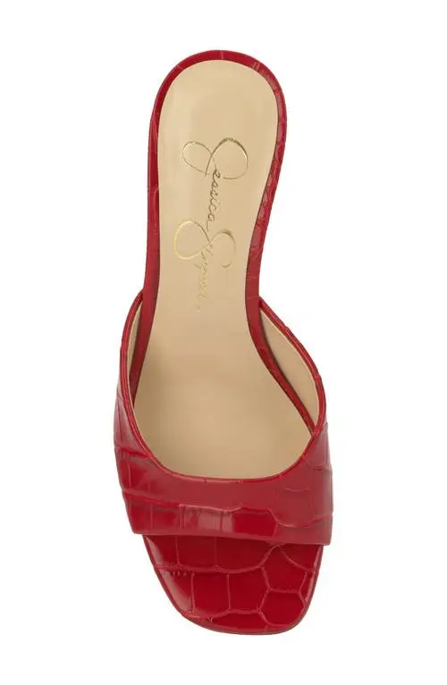 Jessica Simpson Cennet Stiletto Sandals - Red Muse