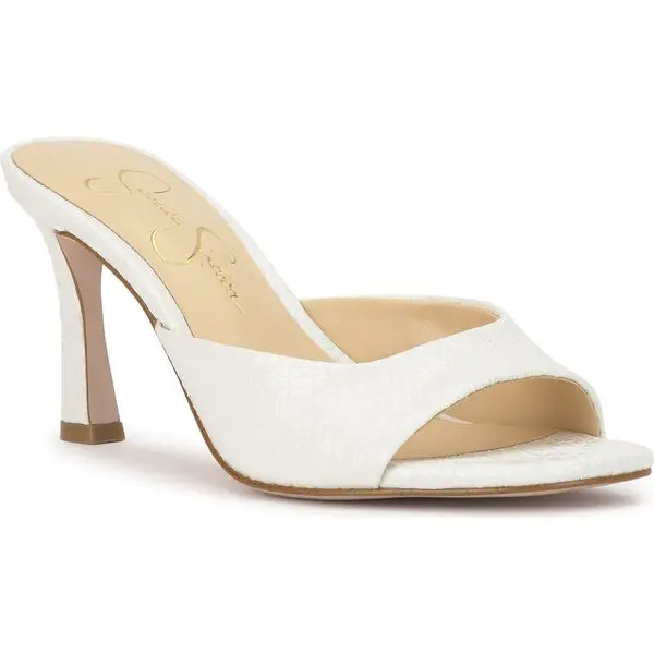Jessica Simpson Cennet Stiletto Sandals - White 02